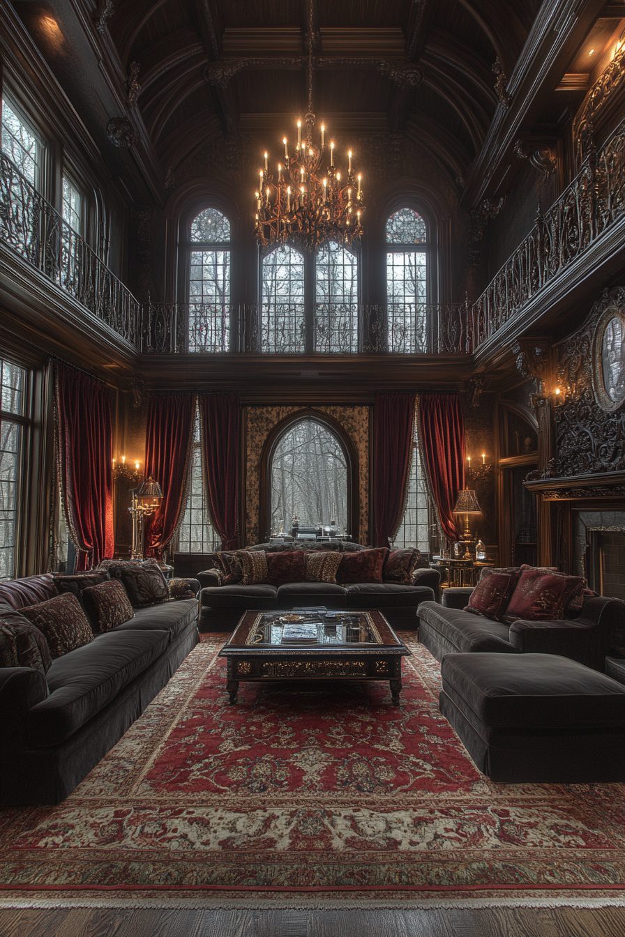 29 Western Gothic Living Room Ideas For A Stylish And Gothic-Inspired ...