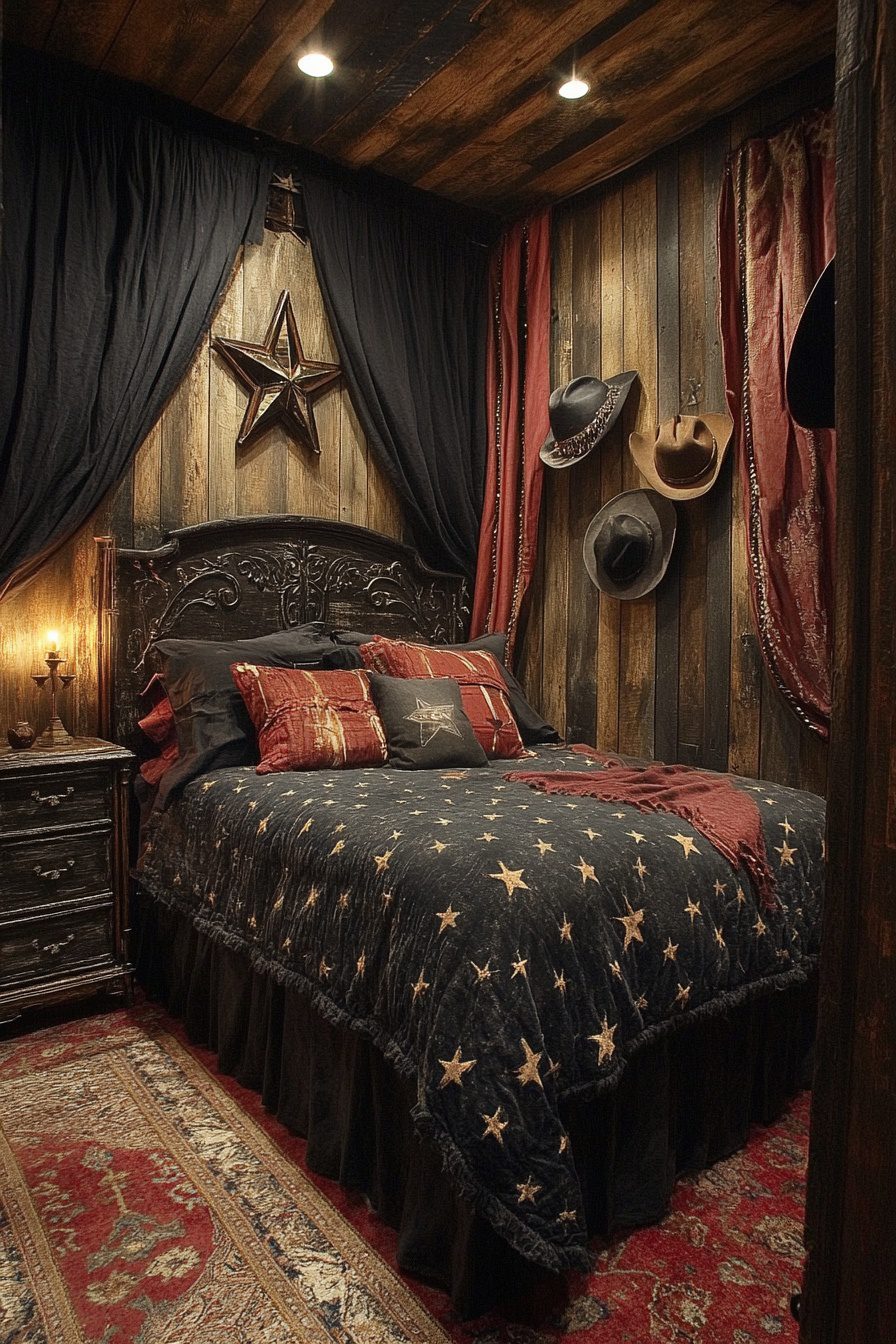 29 Western Gothic Decor Bedroom Ideas For A Unique And Edgy Atmosphere