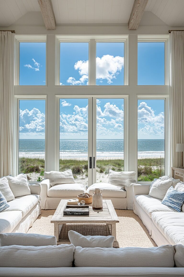 29 Coastal Preppy Living Room Decor Ideas For A Light And Airy Feel