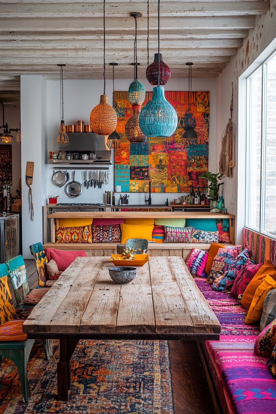 29 Modern Boho Kitchen Ideas To Mix Modern Elegance With Boho Charm