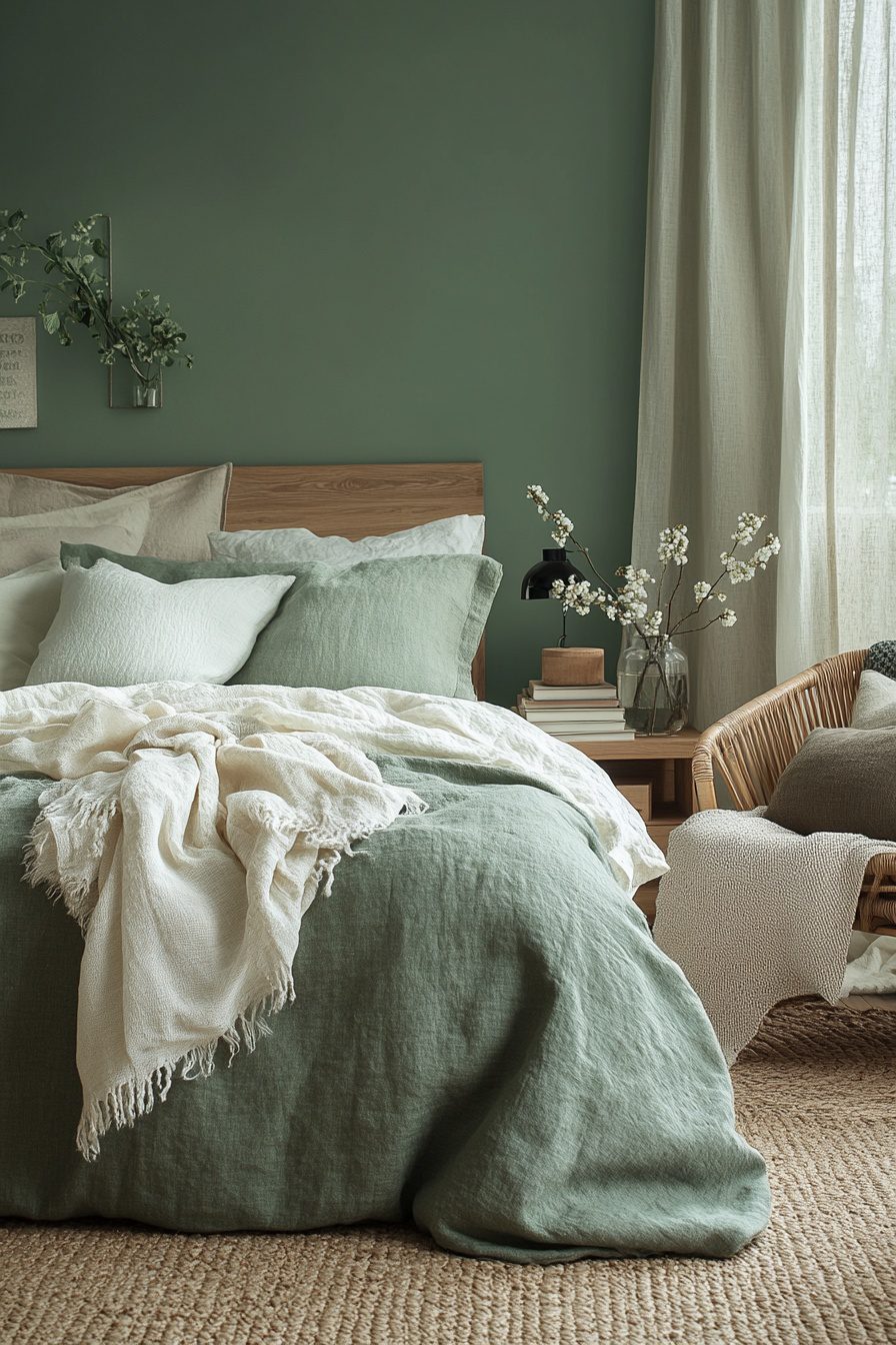 29 Cozy Bedroom Green Ideas For A Nature-Inspired Sanctuary