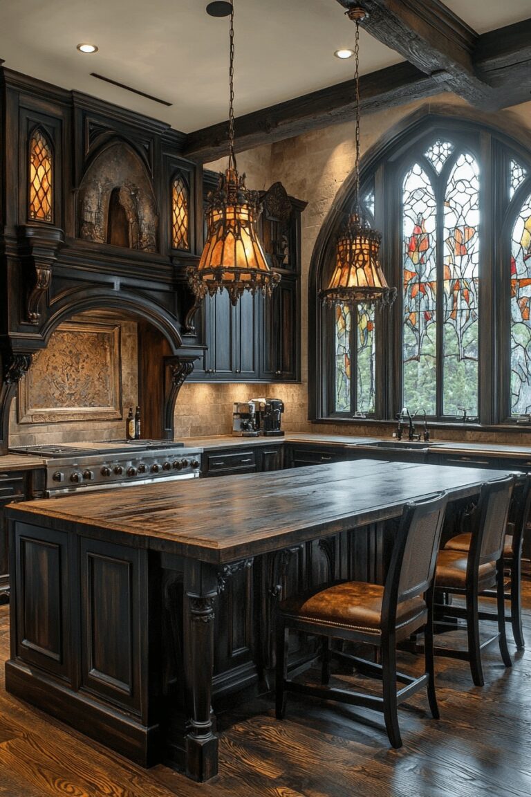 29 Western Gothic Kitchen Ideas To Add Drama And Elegance To Your ...