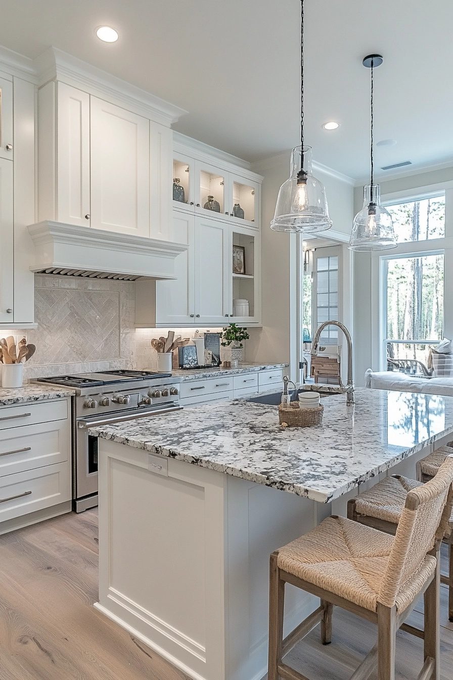 29 Coastal Preppy Kitchen Ideas To Create A Fresh Seaside Vibe