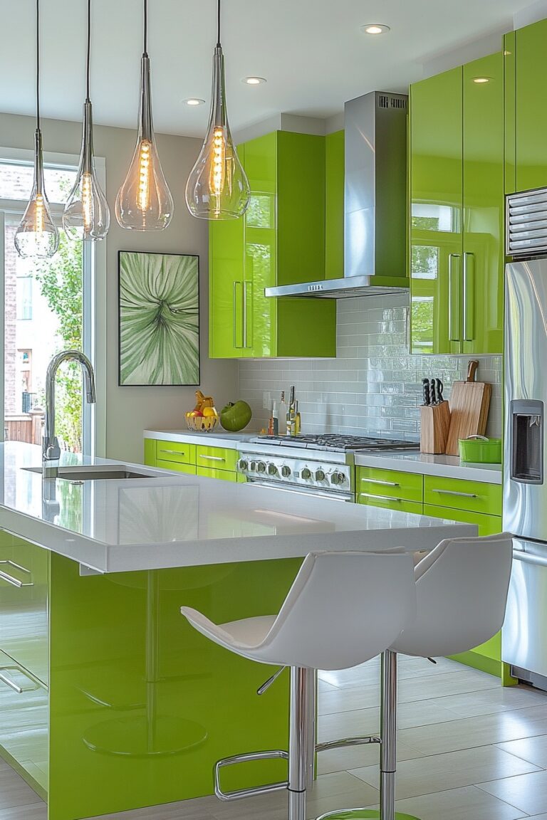 29 Green Kitchen Designs To Transform Your Kitchen Into A Calming Retreat