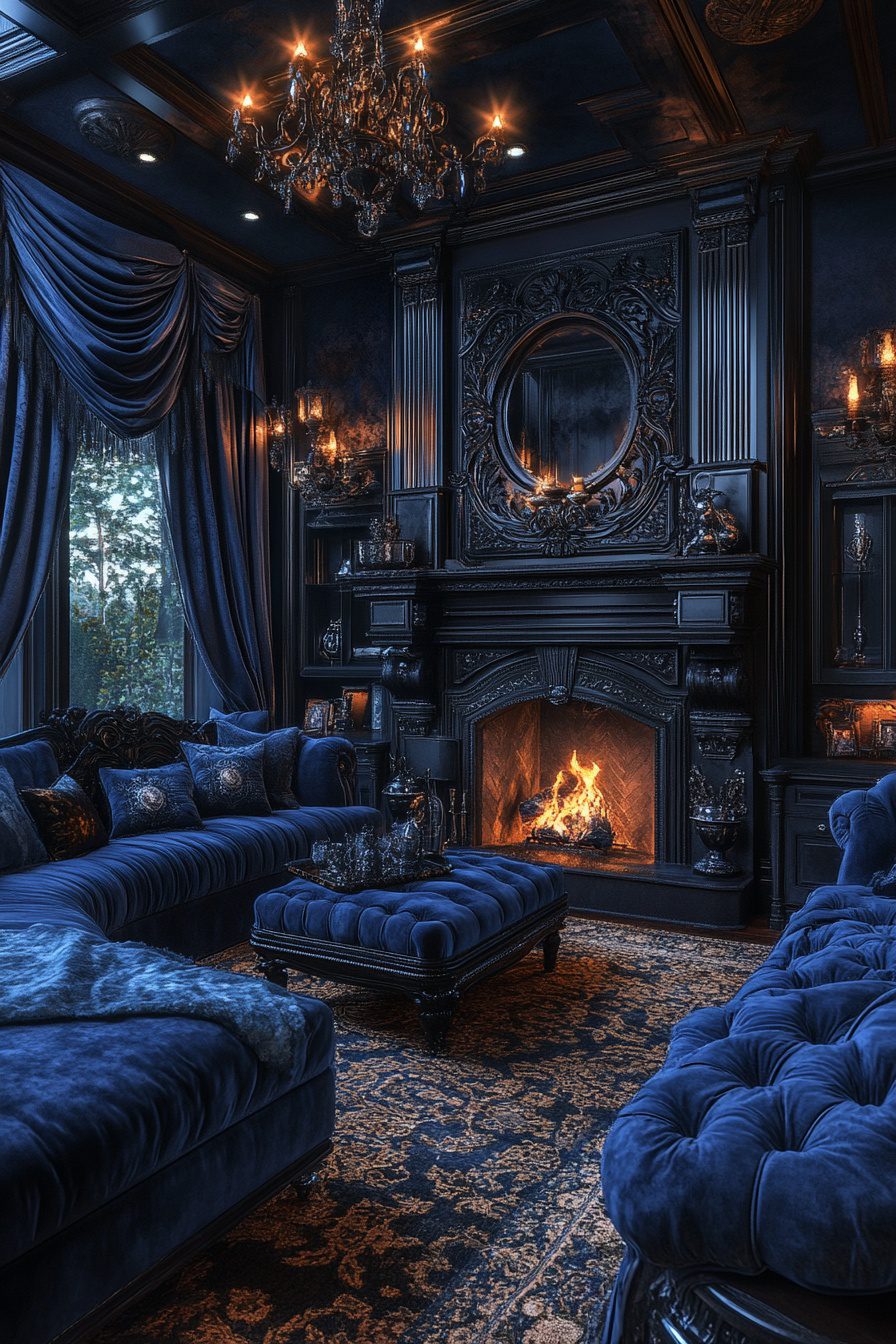 29 Western Gothic Living Room Ideas For A Stylish And Gothic-Inspired ...