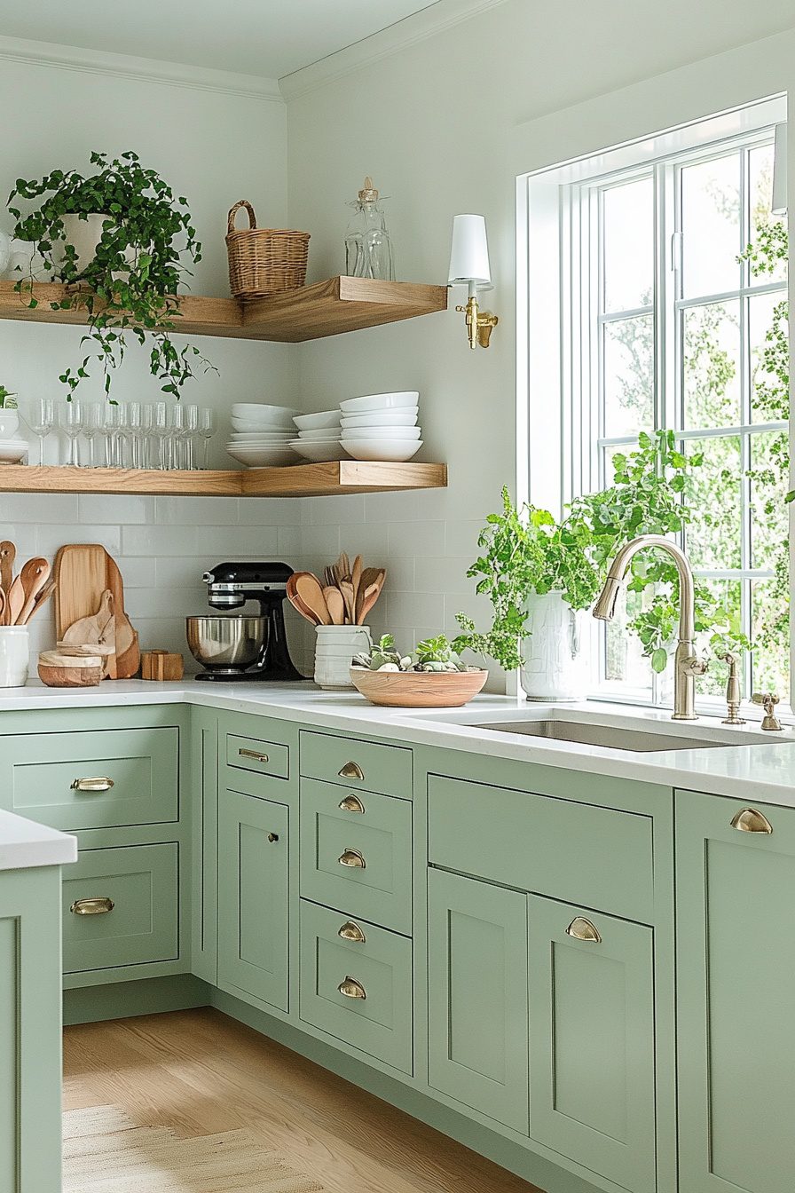 29 Green Kitchen Designs To Transform Your Kitchen Into A Calming Retreat