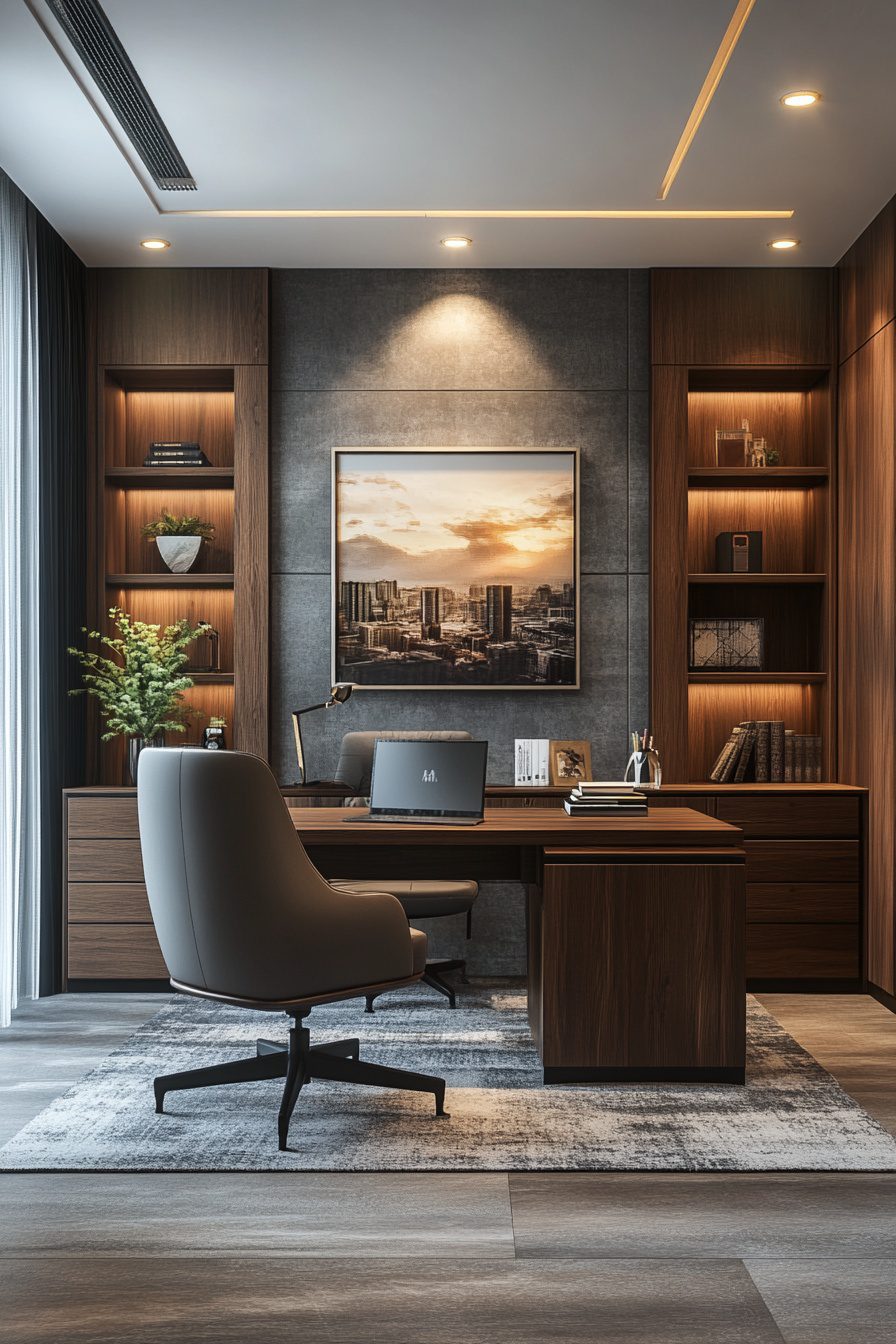 29 Small Cabin Interior Office Ideas To Create The Perfect Work Retreat