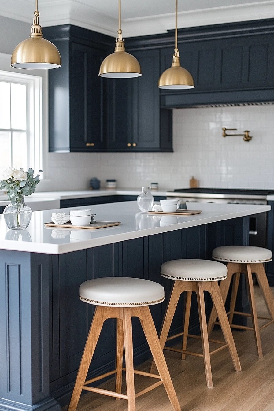 29 Coastal Preppy Kitchen Ideas To Create A Fresh Seaside Vibe