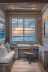 29 Small Cabin Interior Office Ideas To Create The Perfect Work Retreat