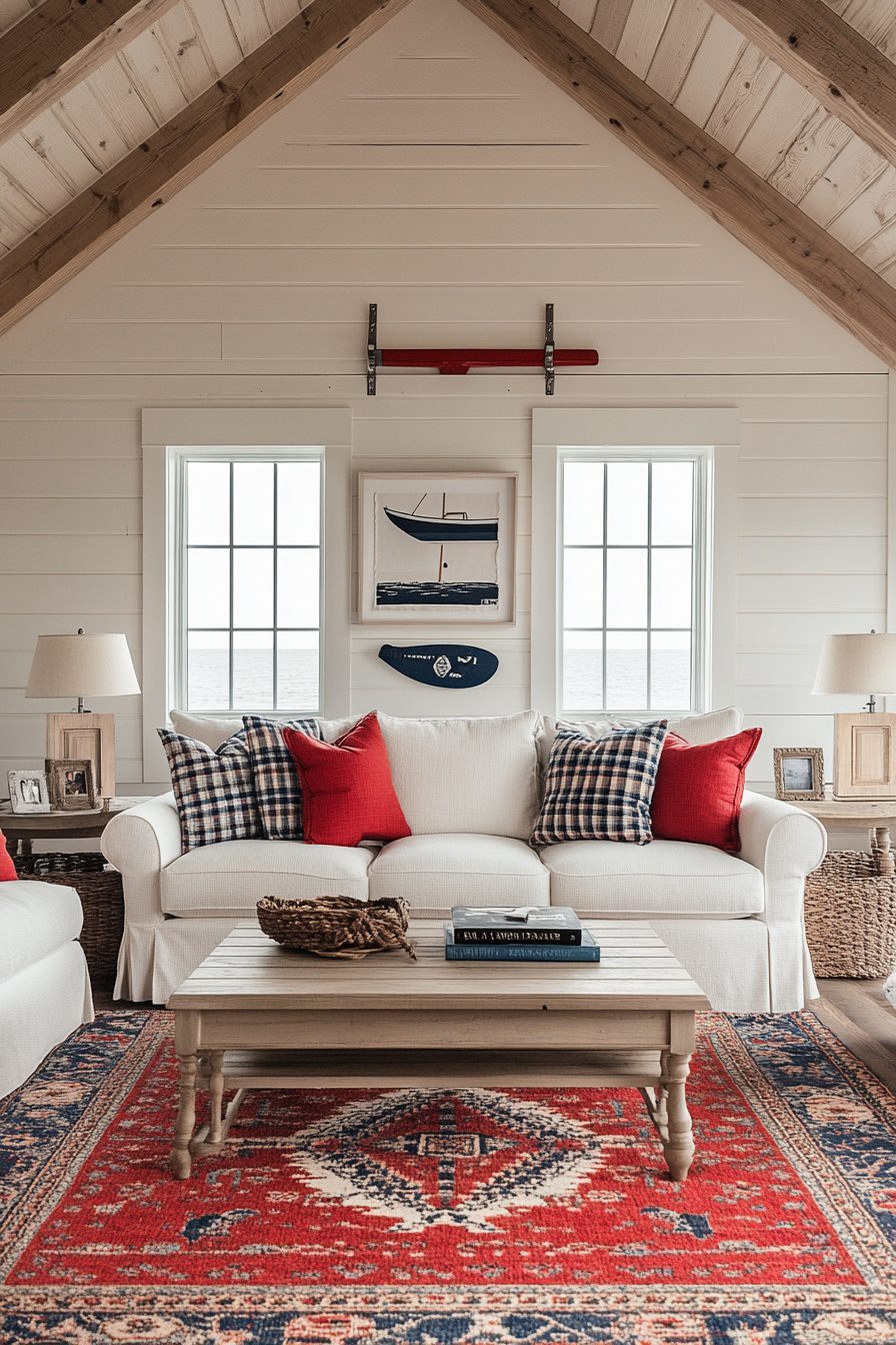 29 Coastal Preppy Living Room Decor Ideas For A Light And Airy Feel