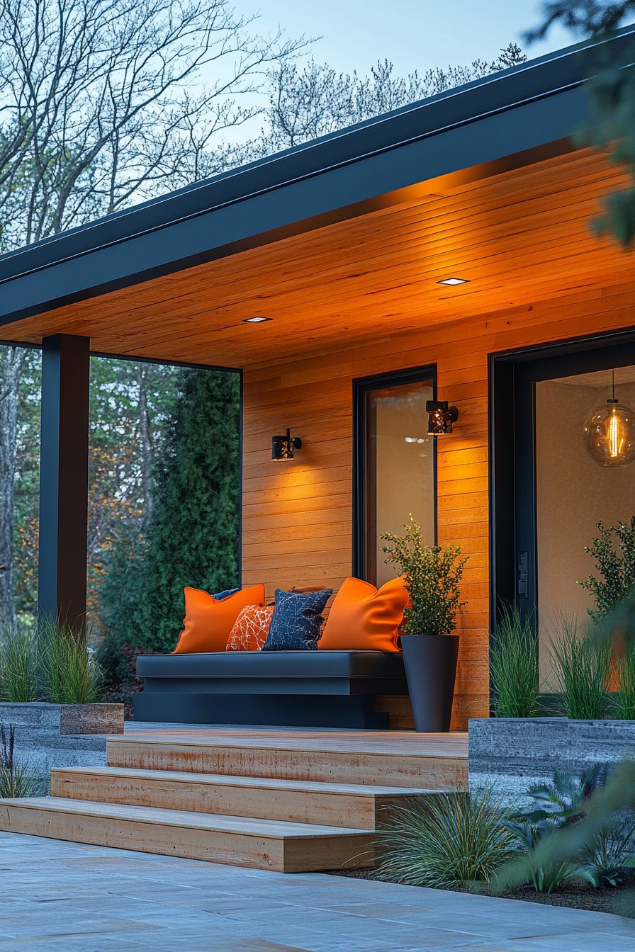29 Contemporary Front Porches To Transform Your Home’s Exterior