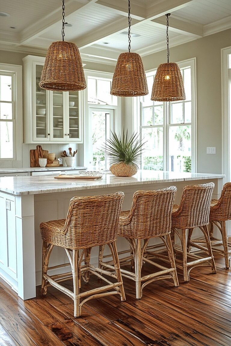 29 Coastal Preppy Kitchen Ideas To Create A Fresh Seaside Vibe