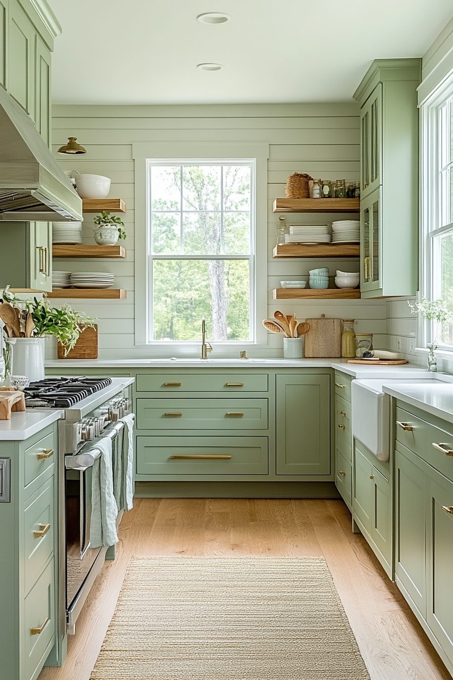 29 Green Kitchen Designs To Transform Your Kitchen Into A Calming Retreat