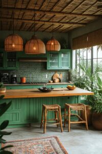 29 Modern Boho Kitchen Ideas To Mix Modern Elegance With Boho Charm