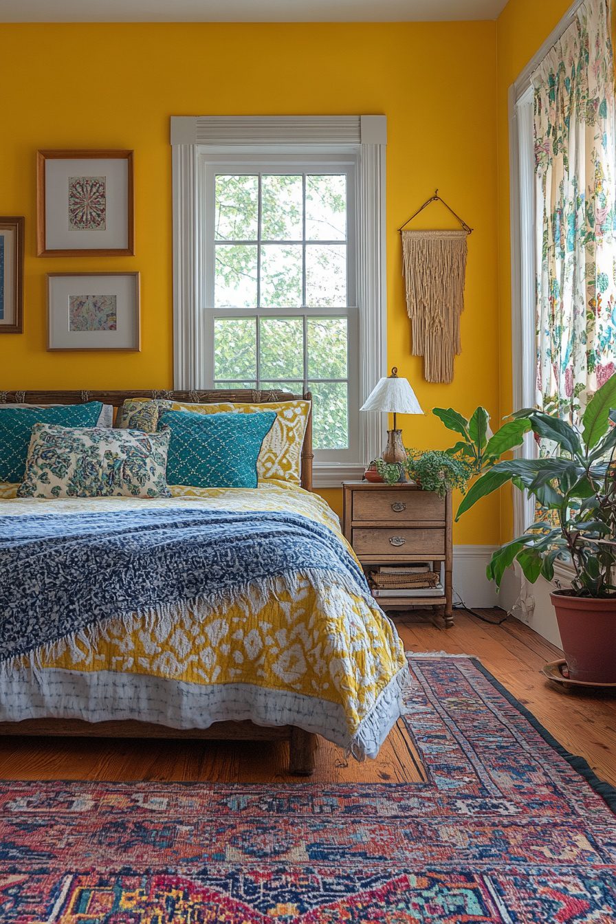 29 Yellow Boho Bedroom Ideas For A Bright And Cozy Retreat