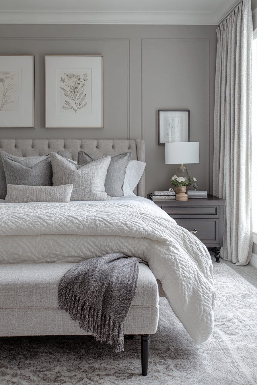 29 Gray Boho Bedroom Ideas For A Relaxing Bedroom Makeover