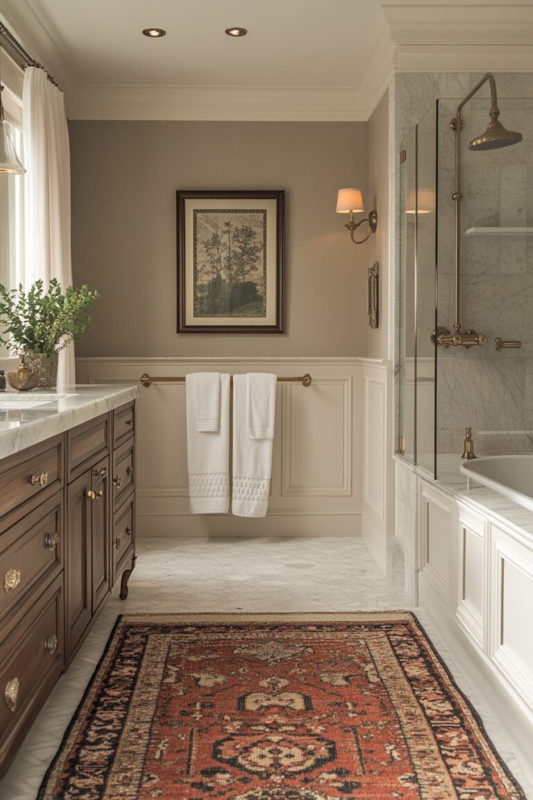 29 Transitional Bathroom Design Ideas For A Timeless Look