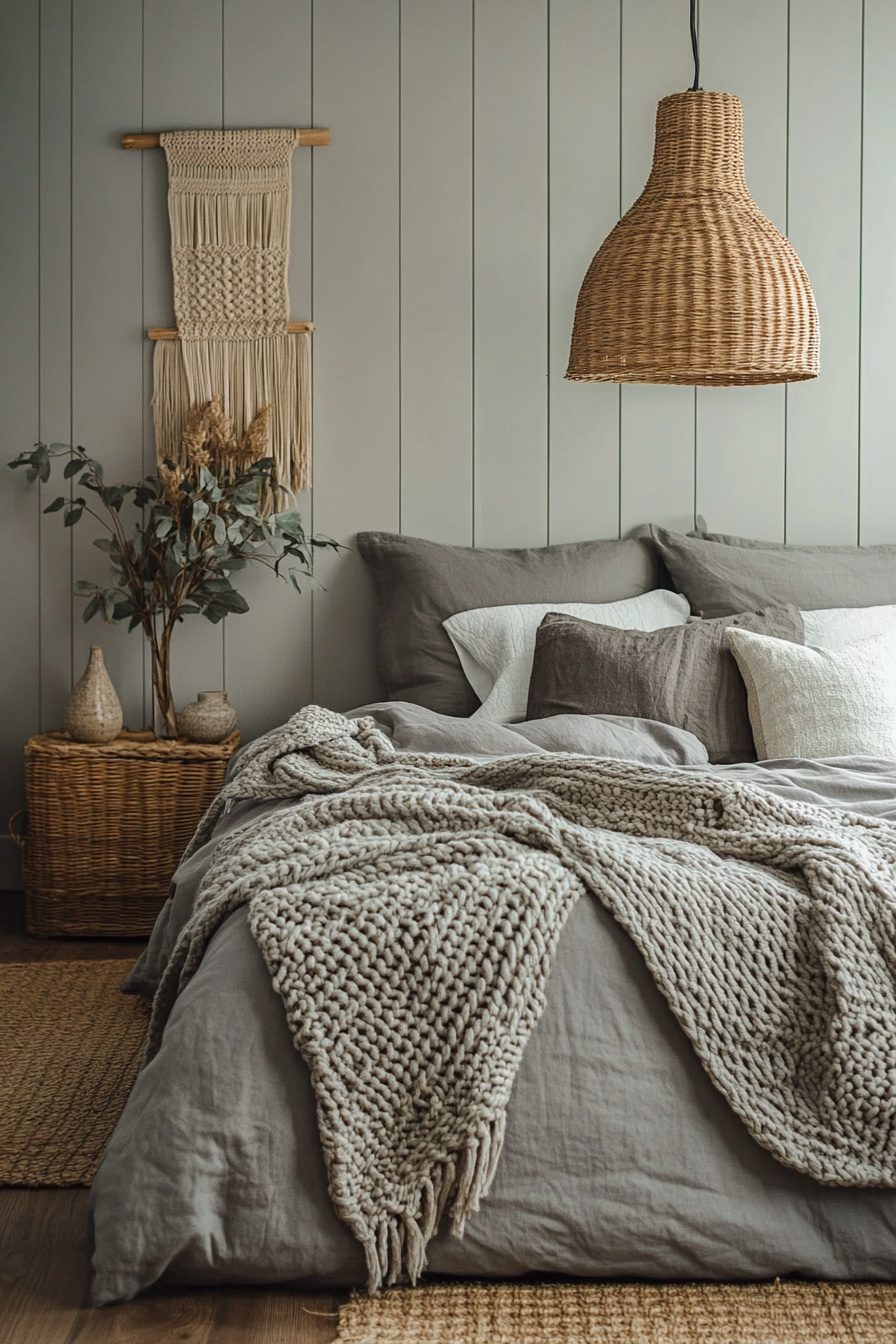 29 Gray Boho Bedroom Ideas For A Relaxing Bedroom Makeover