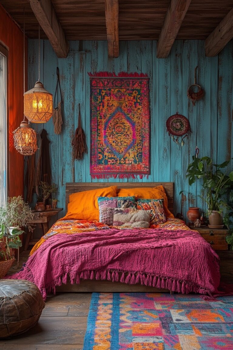 29 Colorful Boho Bedroom Ideas To Add Vibrance And Style To Your Space