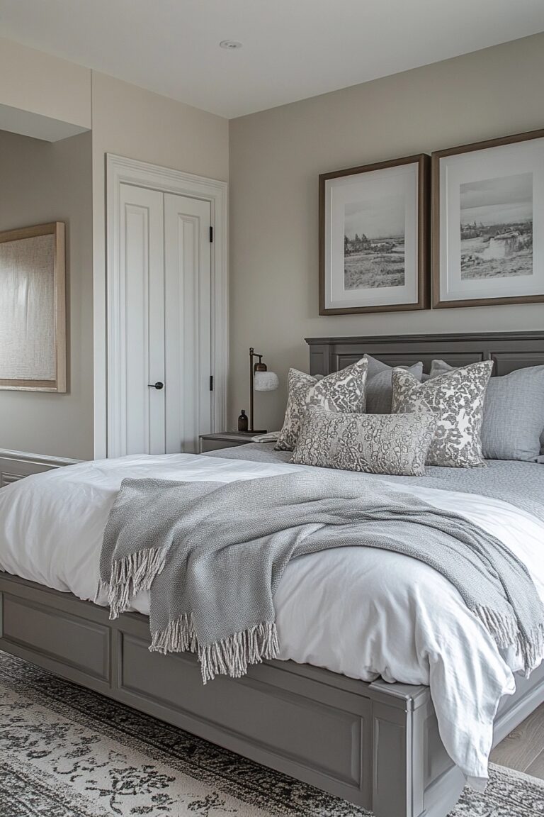 29 Gray Boho Bedroom Ideas For A Relaxing Bedroom Makeover