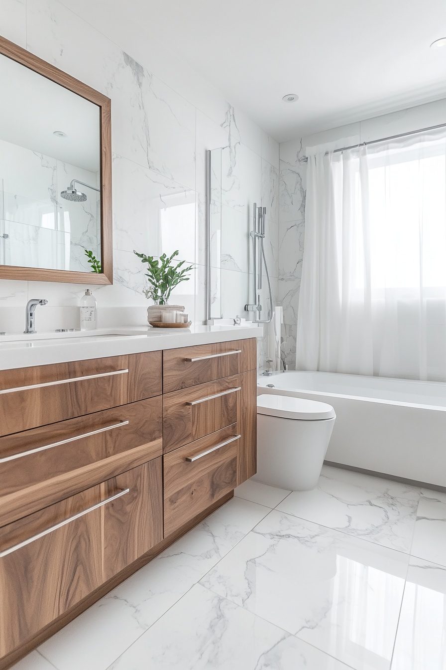 29 Transitional Bathroom Design Ideas For A Timeless Look
