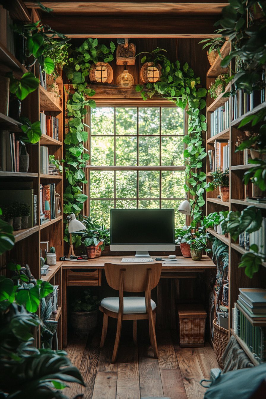 29 Small Cabin Office Designs Perfect For Tiny Home Living