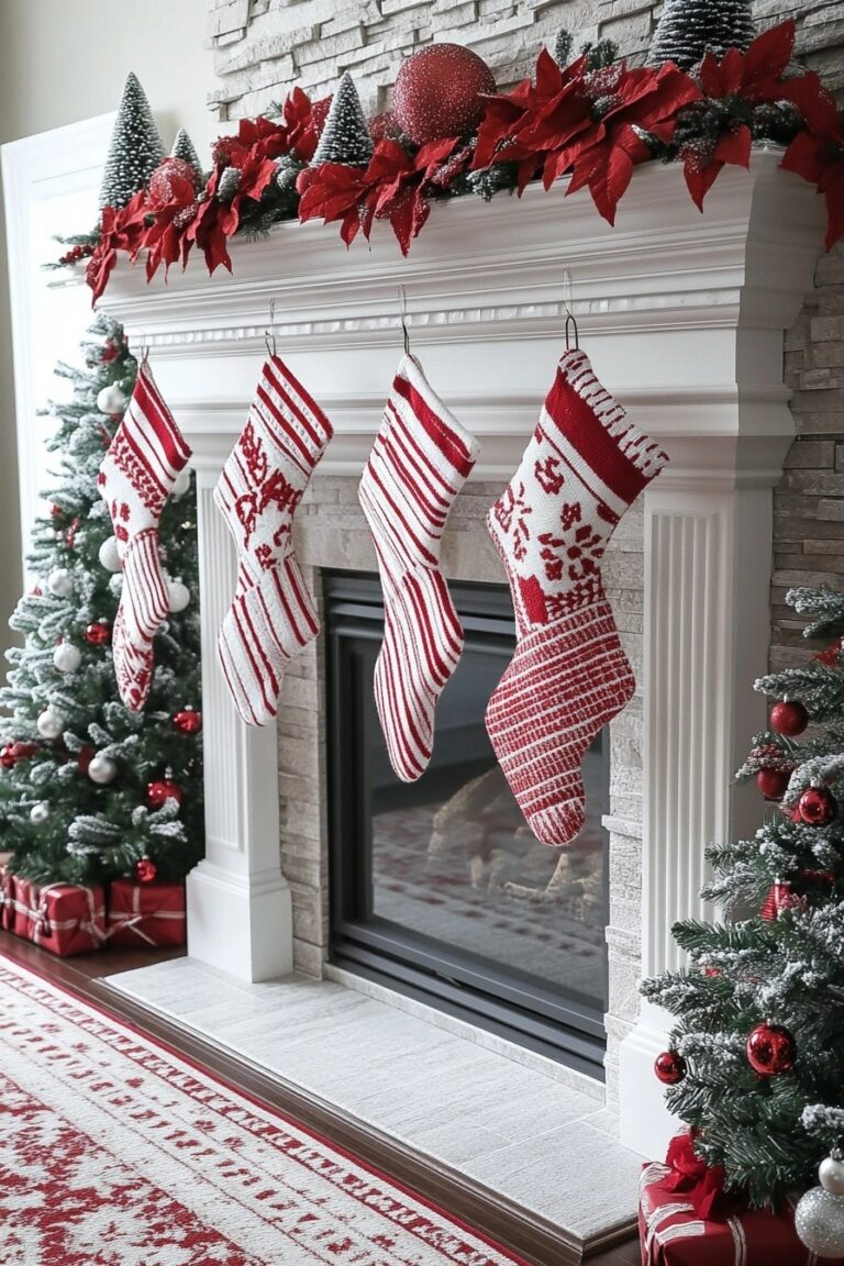 29 Christmas Fireplace Decor Ideas For A Cozy Holiday Atmosphere