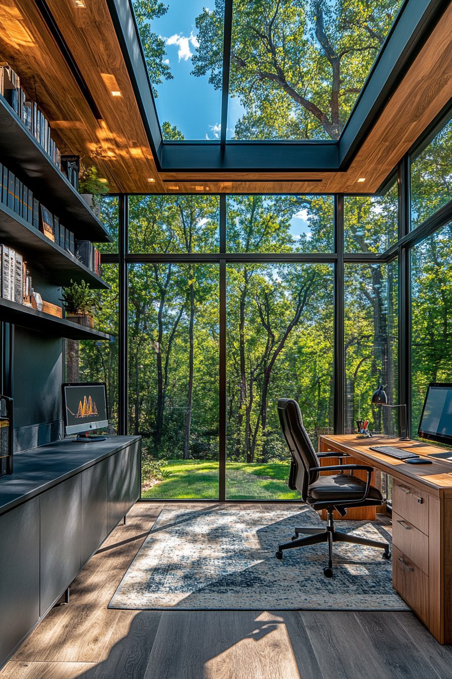 29 Small Cabin Office Designs Perfect For Tiny Home Living