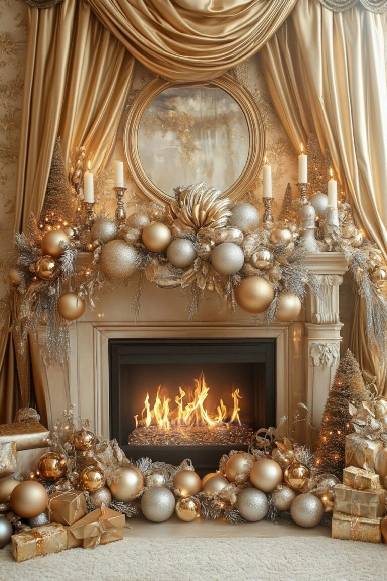 29 Christmas Fireplace Decor Ideas For A Cozy Holiday Atmosphere