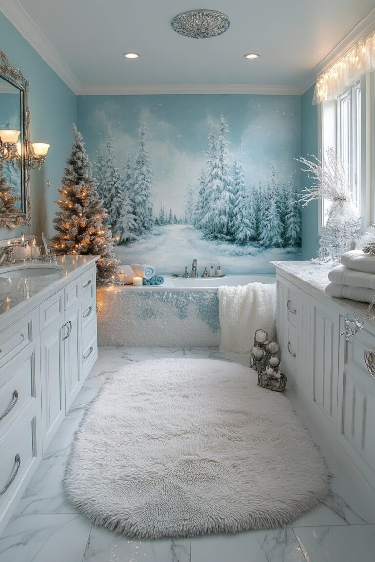 29 Christmas Bathroom Decor Ideas To Celebrate The Season In Style