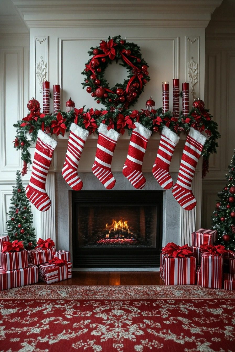 29 Christmas Fireplace Decor Ideas For A Cozy Holiday Atmosphere