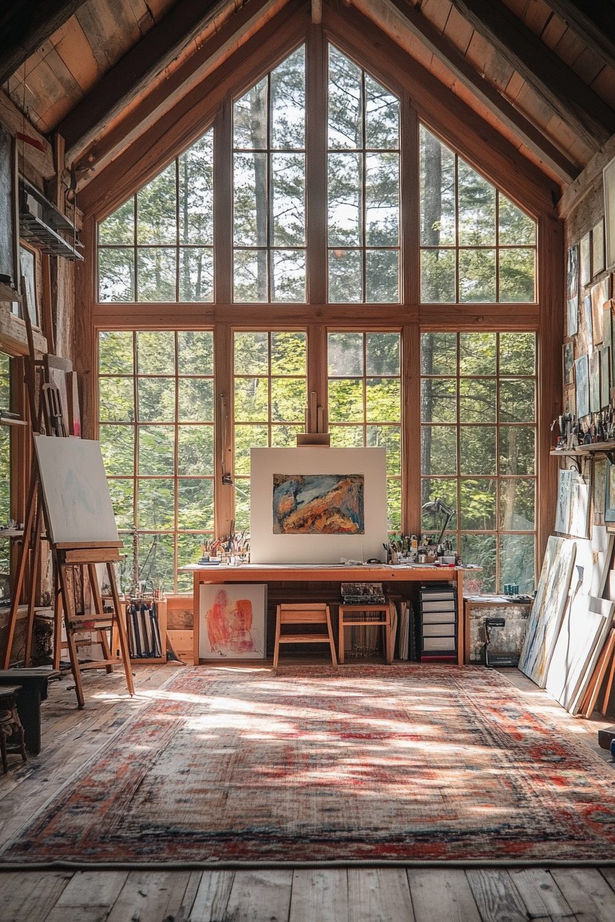 29 Small Cabin Office Designs Perfect For Tiny Home Living
