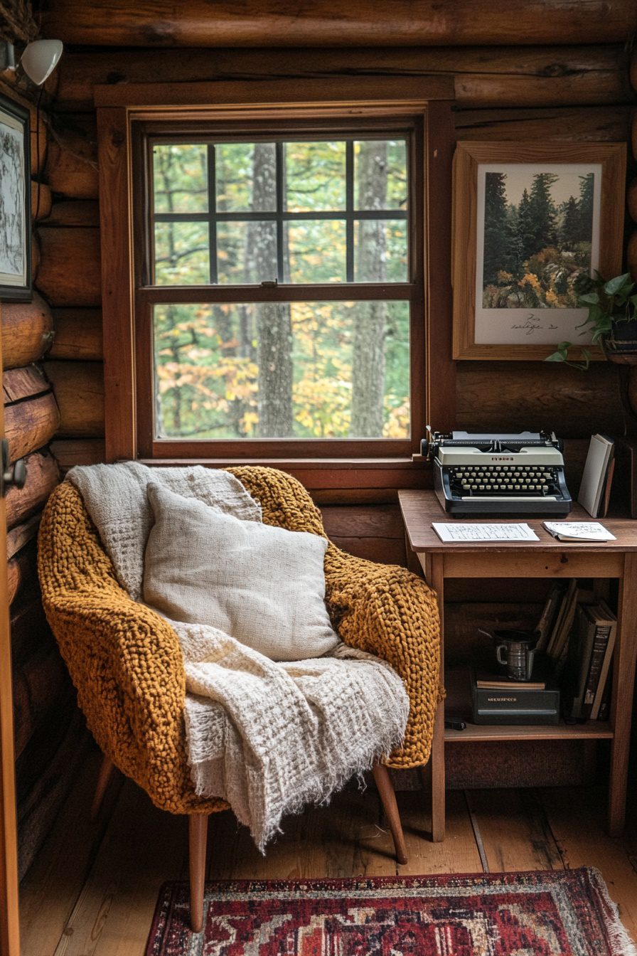 29 Small Cabin Office Designs Perfect For Tiny Home Living