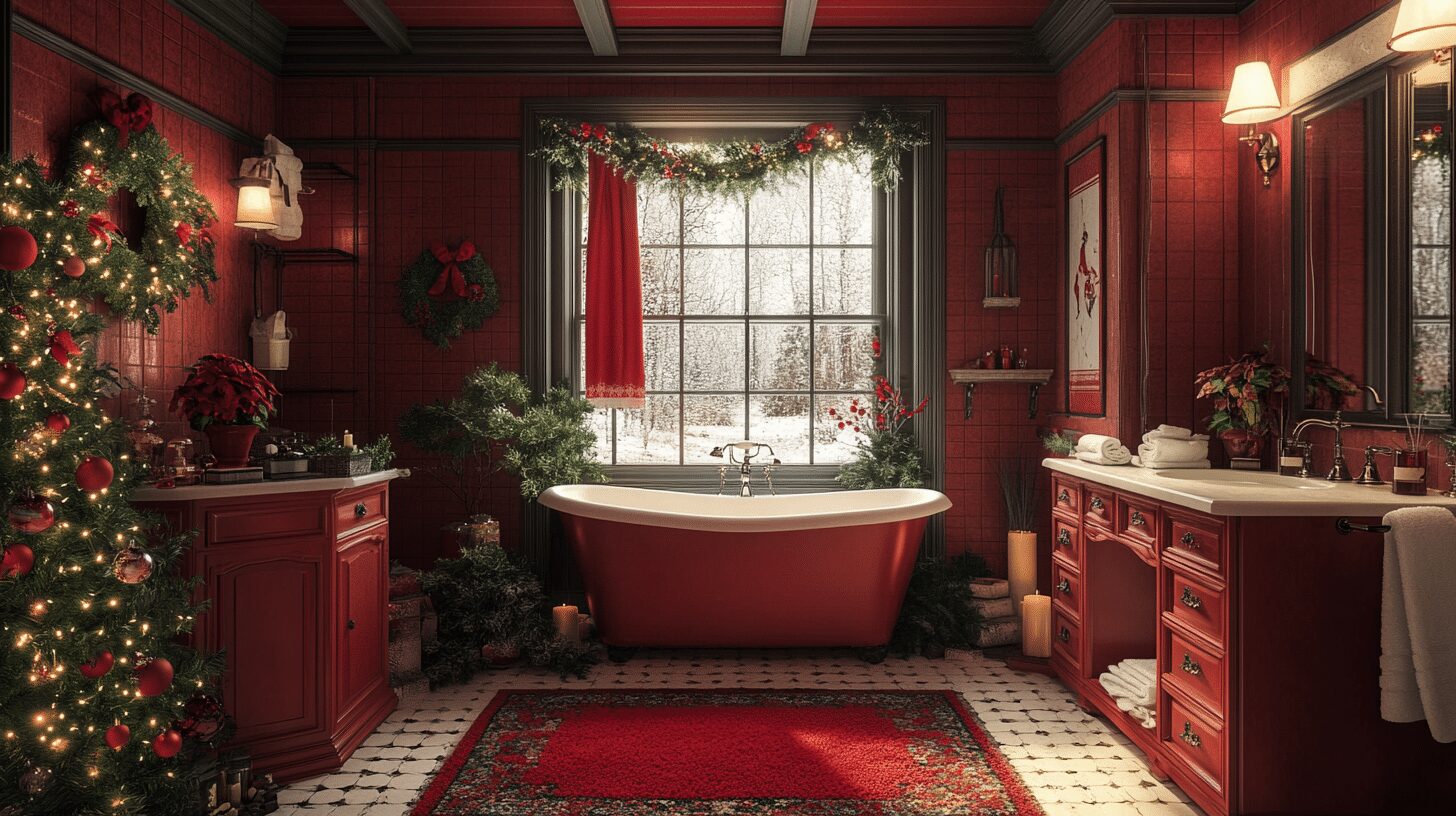 29 Christmas Bathroom Decor Ideas To Celebrate The Season In Style