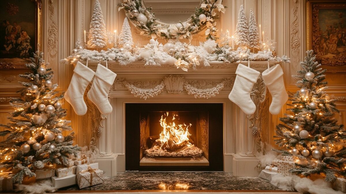 29 Christmas Fireplace Decor Ideas For A Cozy Holiday Atmosphere
