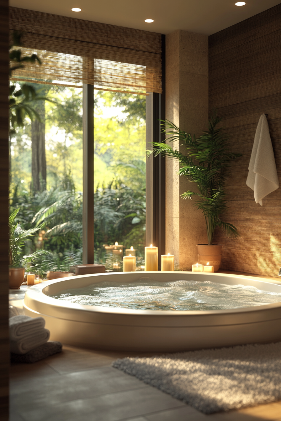 29 Jacuzzi Tub Bathroom Decor Ideas To Transform Your Space Into A ...