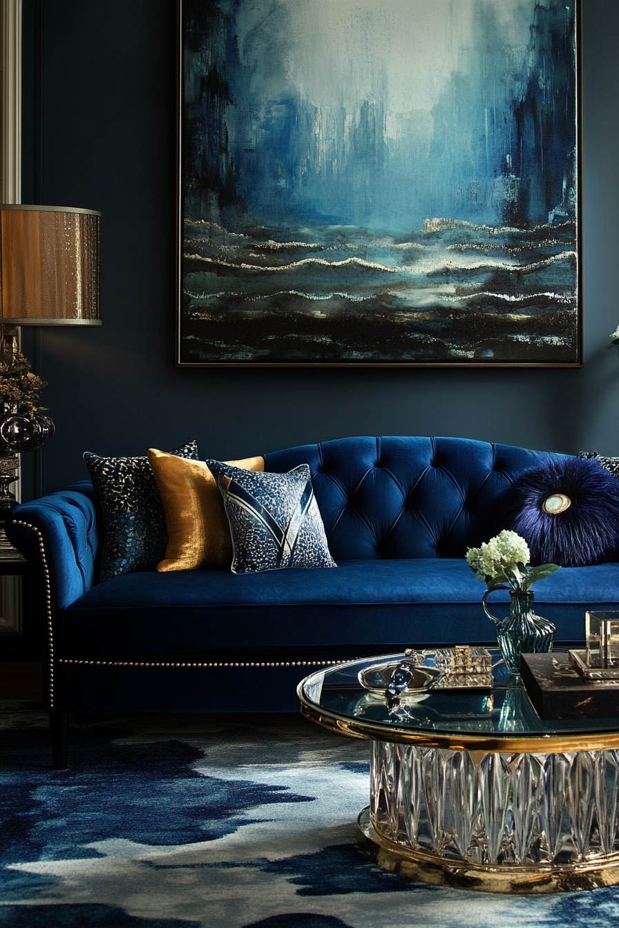 29 Blue Couch Living Room Ideas To Add A Pop Of Color To Your Home