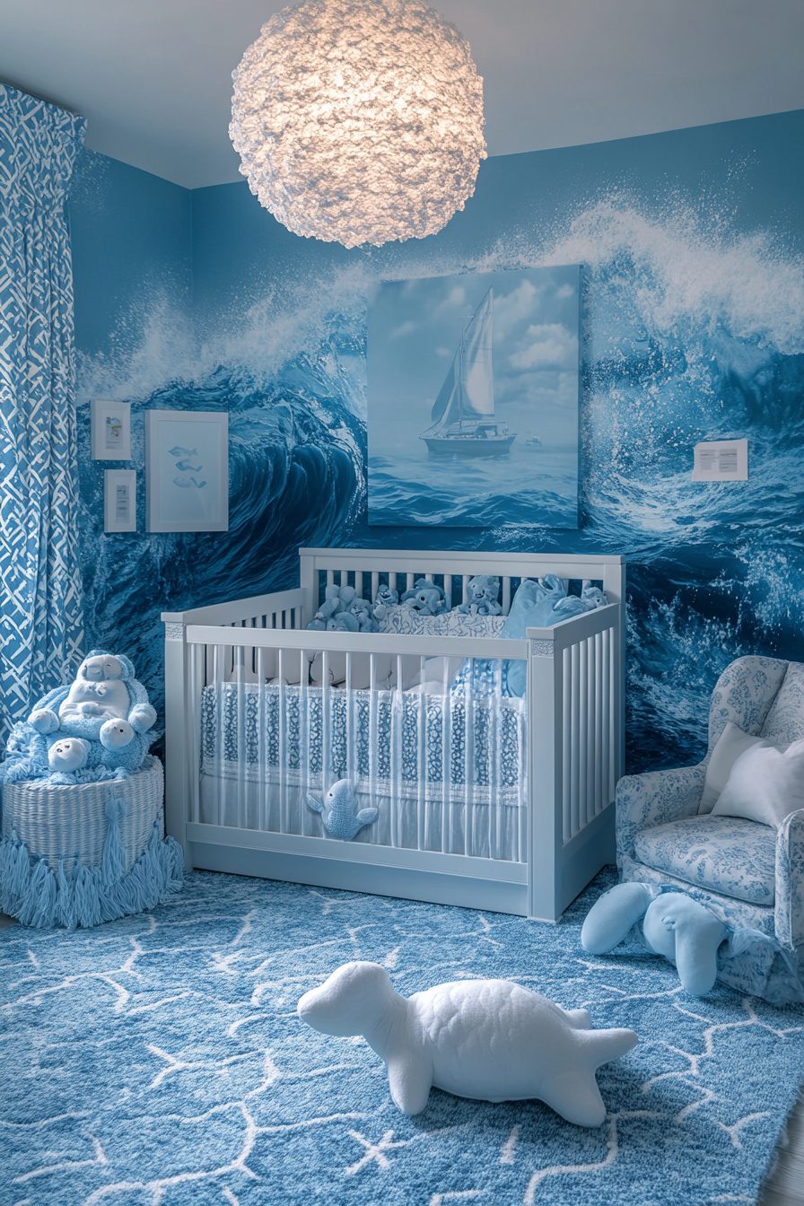 29 Ocean Nursery Ideas To Inspire Your Baby’s Love For The Ocean
