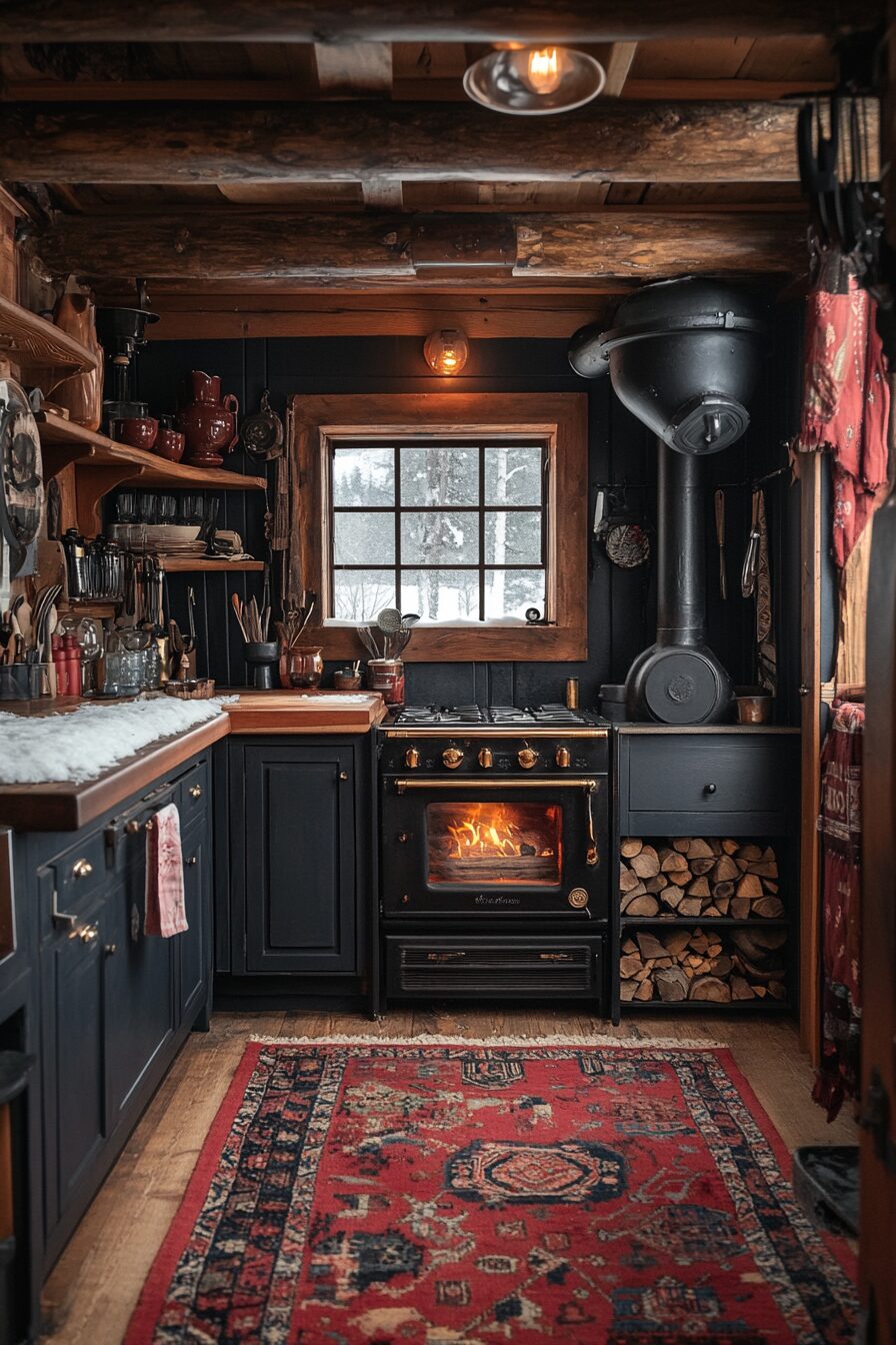 29 Little Cabin Kitchen Ideas To Bring Rustic Charm To Your Cooking Area