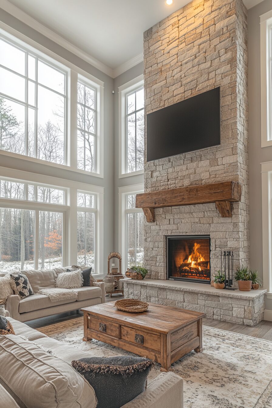 29 Farmhouse Fireplace Ideas To Bring Classic Warmth And Style Into ...