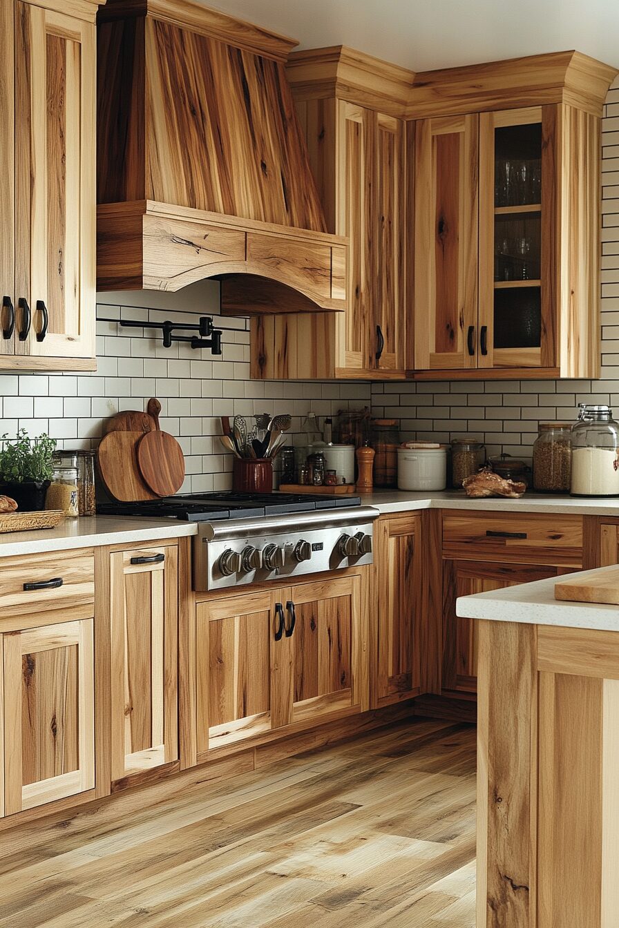 19 Hickory Kitchen Cabinets For A Rustic Yet Contemporary Culinary Hub