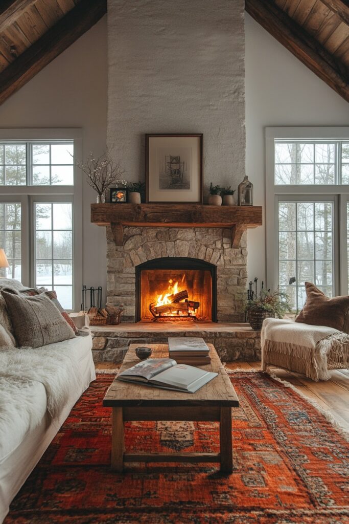 29 Fireplace Interior Ideas For Creating A Bold And Beautiful Centerpiece