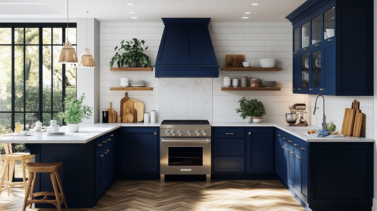 19 Blue Kitchen Cabinets To Transform Your Kitchen Into A Serene Oasis