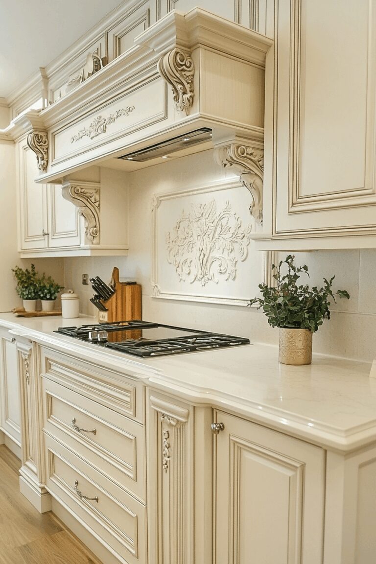 29 Antique White Kitchen Cabinets Designs That Feel Both Classic And ...