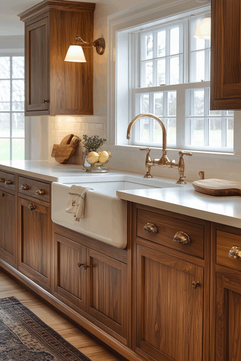29 Walnut Kitchen Cabinets That Exude Understated Luxury