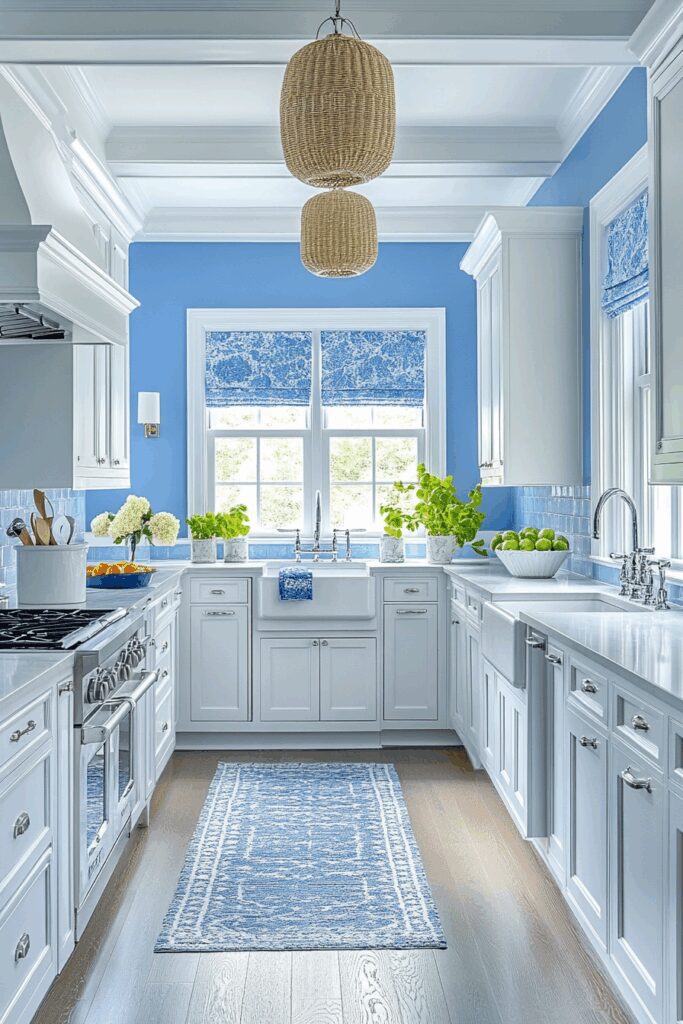 29 Blue And White Kitchen Inspirations For A Peaceful Culinary Retreat