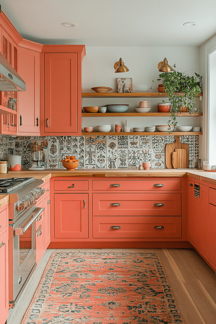 29 Terracotta Kitchen Cabinets For A Warm And Welcoming Kitchen Vibe