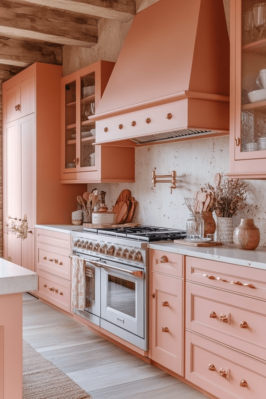 29 Terracotta Kitchen Cabinets For A Warm And Welcoming Kitchen Vibe