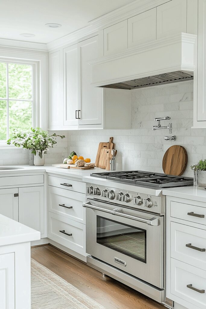 29 White Shaker Kitchen Cabinets For A Bright And Inviting Space