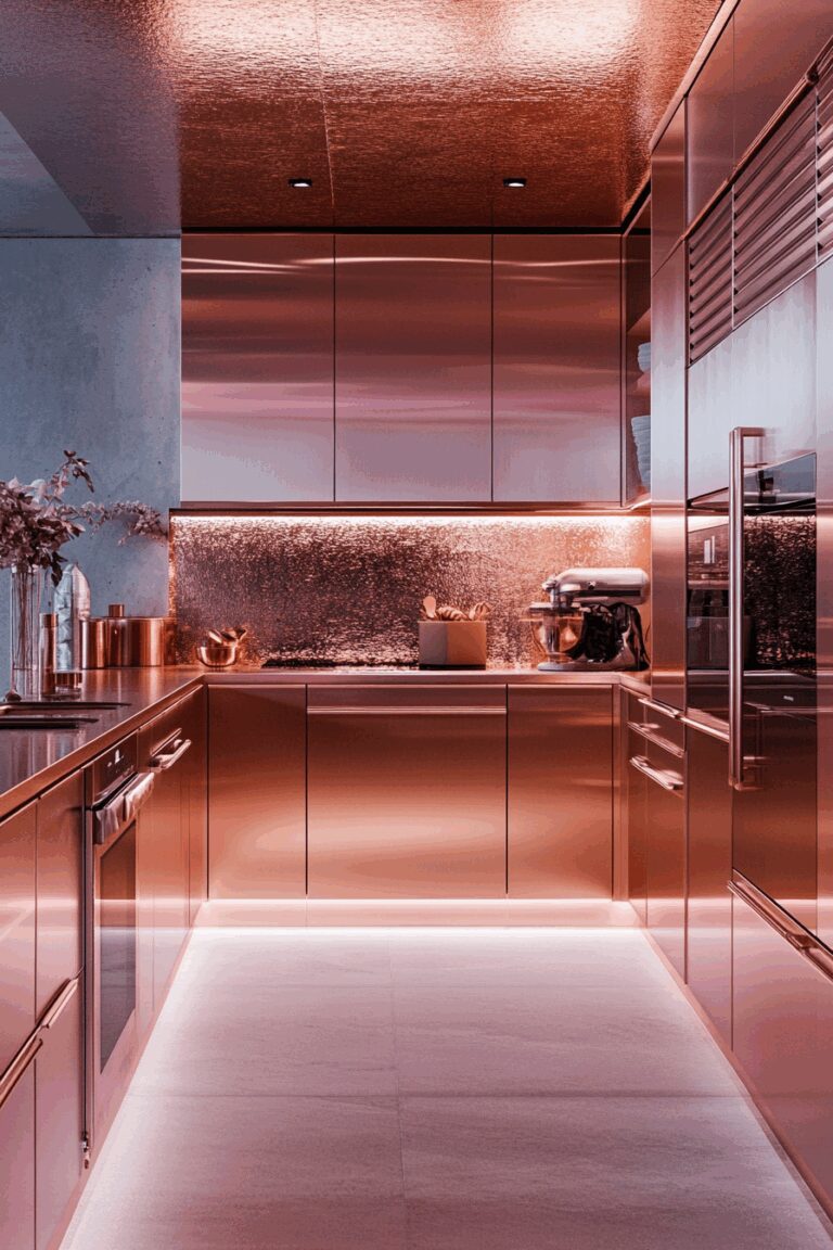 29 Rose Gold Kitchen Cabinets That Elevate Your Home’s Style